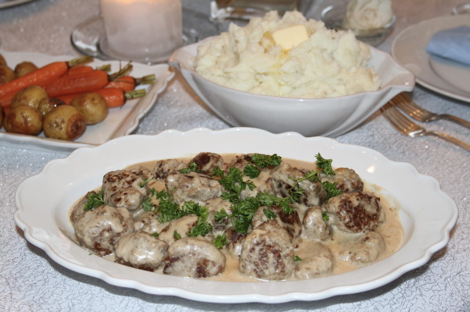 Vegetarian Norwegian Meatballs Recipe - Pixie Dust & Posies