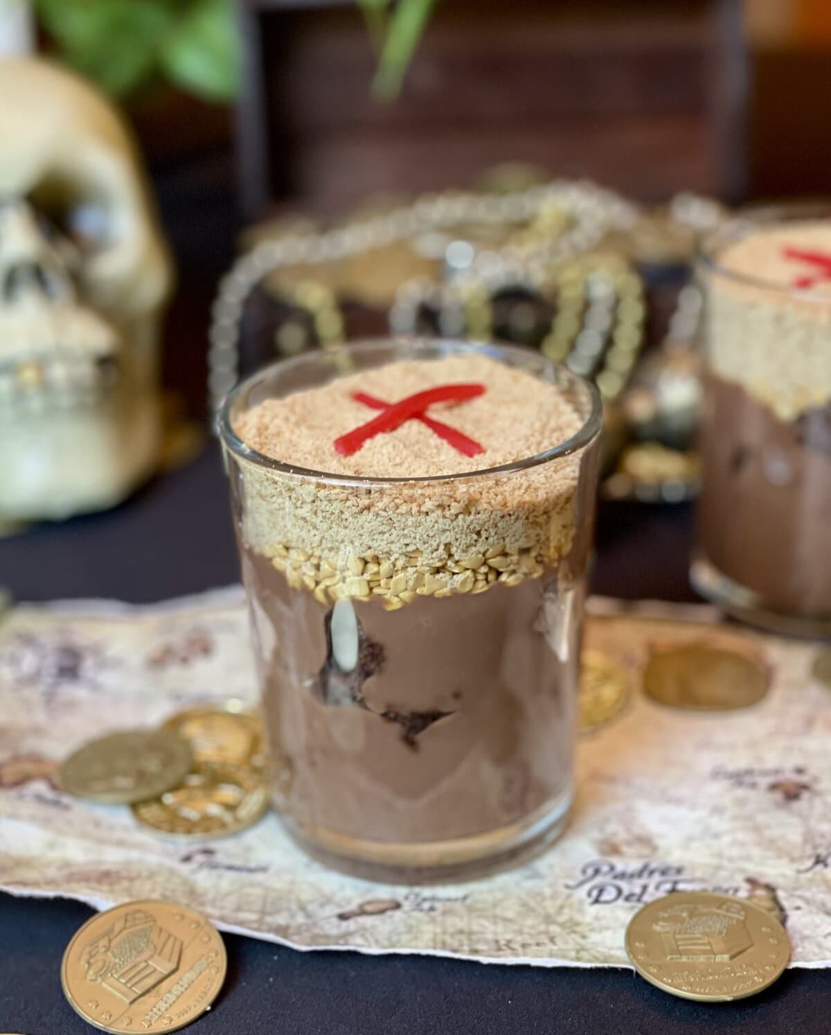 Buried Treasure Pudding Cups - Pixie Dust & Posies