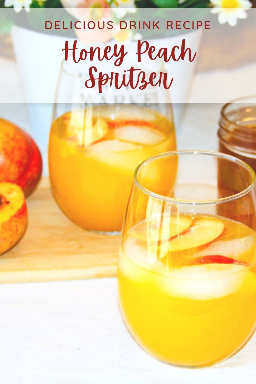 Honey Peach Spritzer - Pixie Dust & Posies