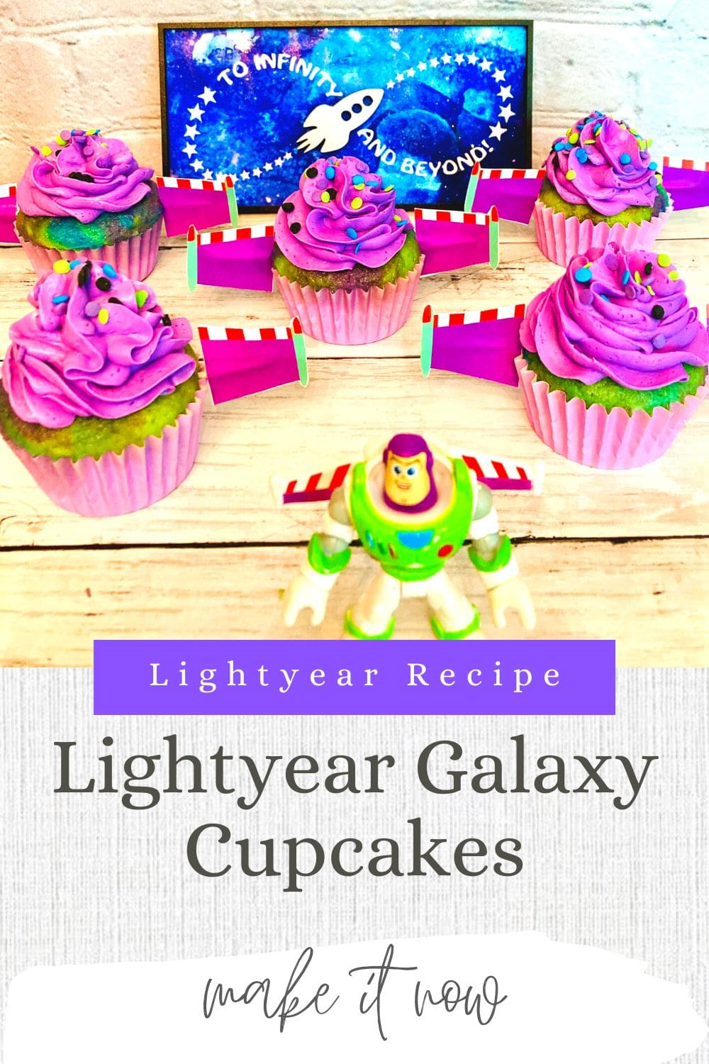 Lightyear Galaxy Cupcakes - Pixie Dust & Posies