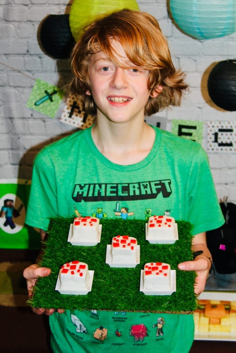 Minecraft Cube Cakes - Pixie Dust & Posies