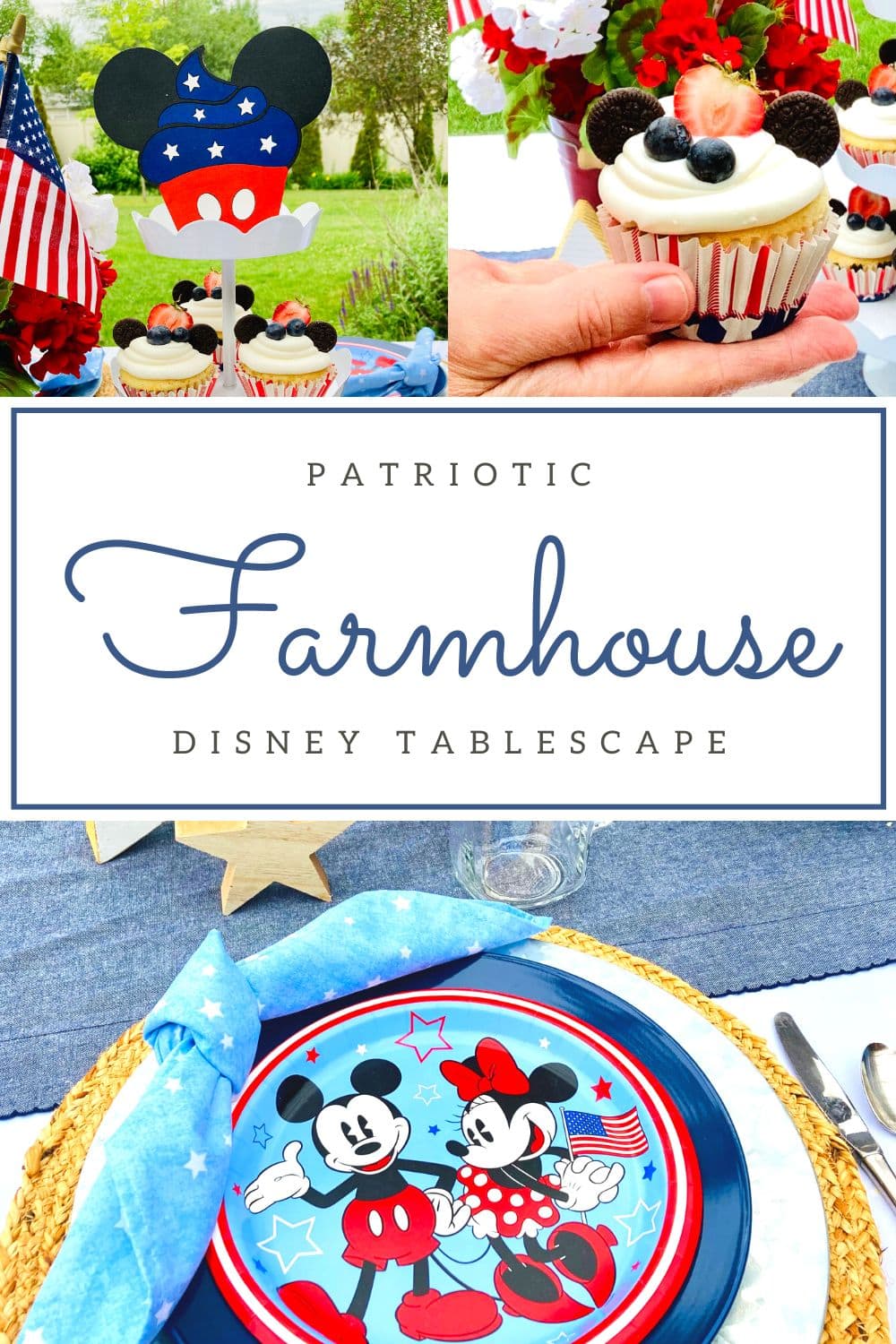 Disney Patriotic Farmhouse BBQ - Pixie Dust & Posies