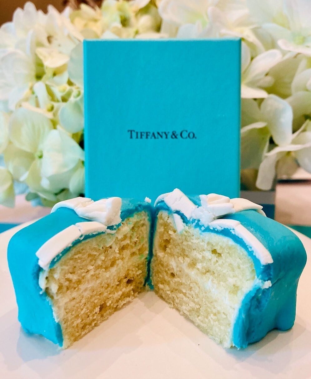 Tiffany Box Cakes - Pixie Dust & Posies