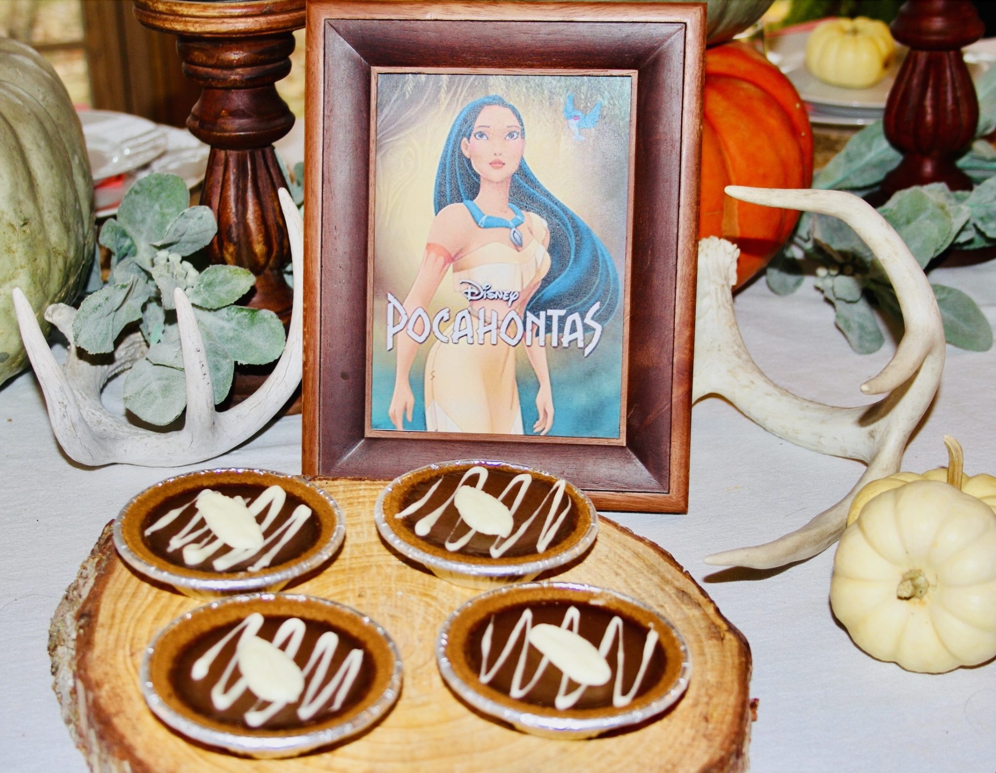 Mini Chocolate Pumpkin Pies - Pixie Dust & Posies