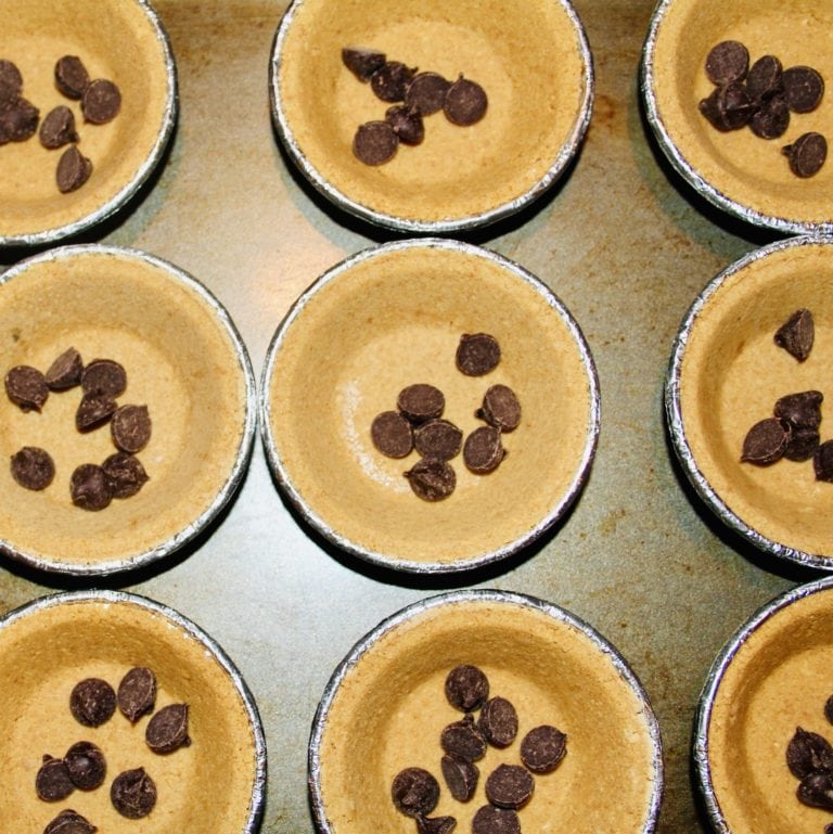 Mini Chocolate Pumpkin Pies - Pixie Dust & Posies