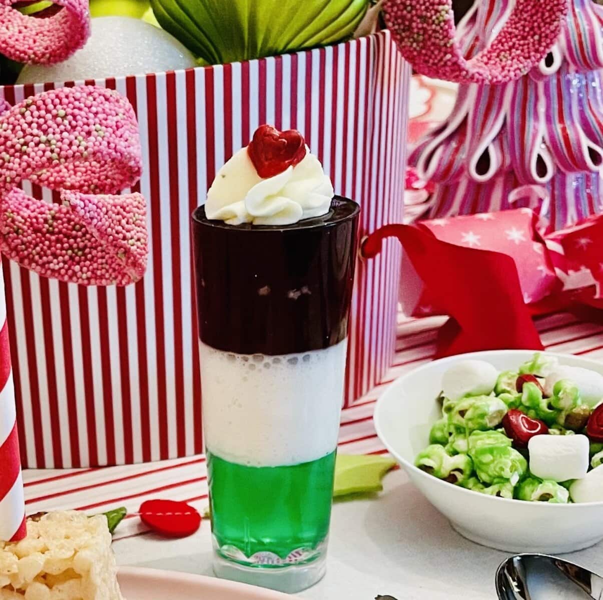 Grinch Jello Cups - Pixie Dust & Posies