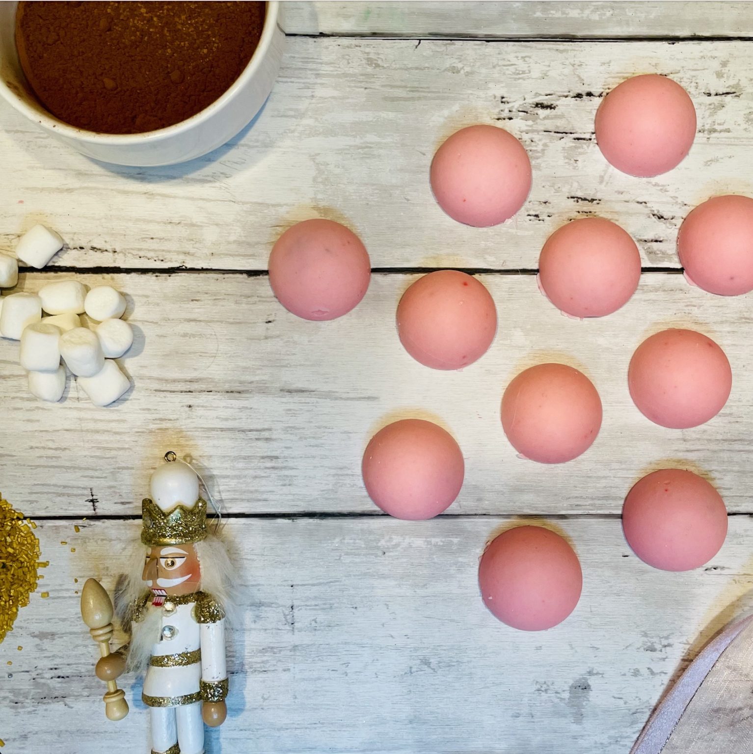 Sugar Plum Fairy Cocoa Bombs - Pixie Dust & Posies