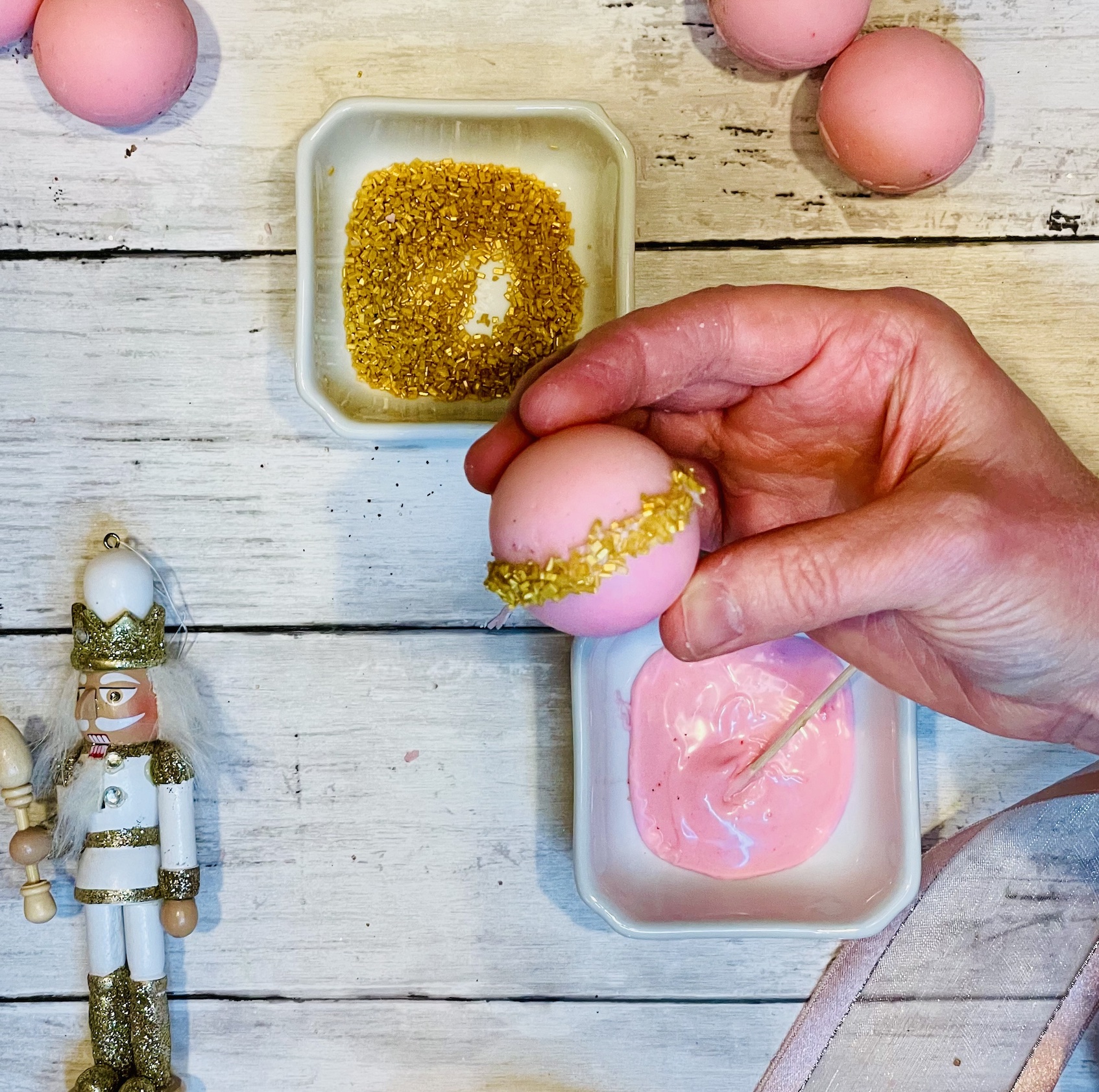 Sugar Plum Fairy Cocoa Bombs - Pixie Dust & Posies