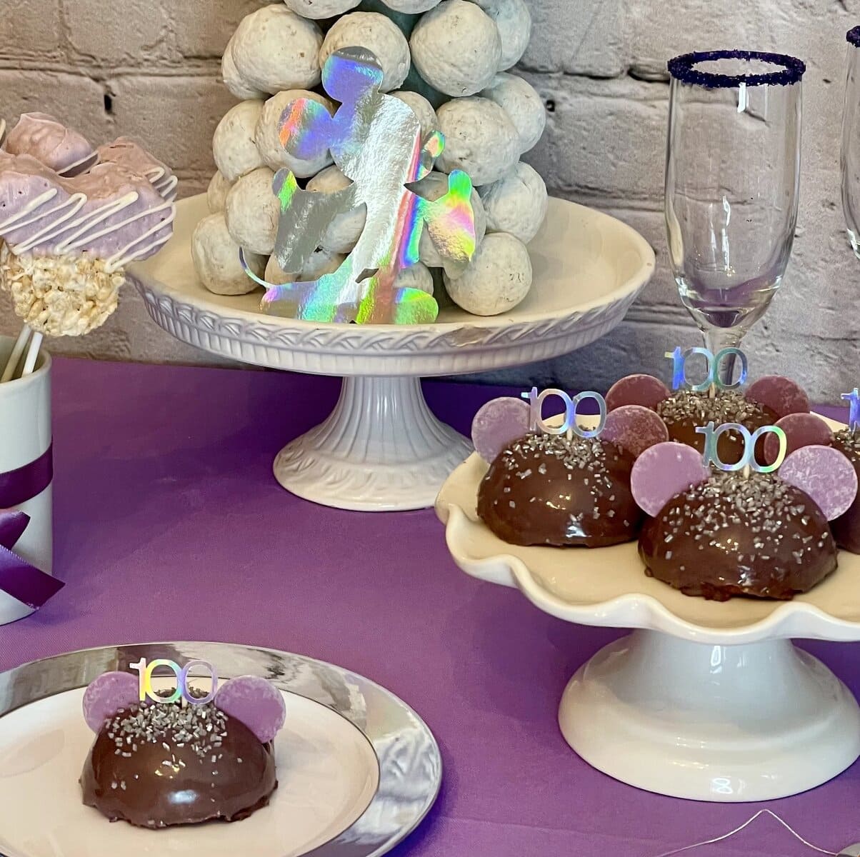 Mickey Ear Mini Cakes - Pixie Dust & Posies