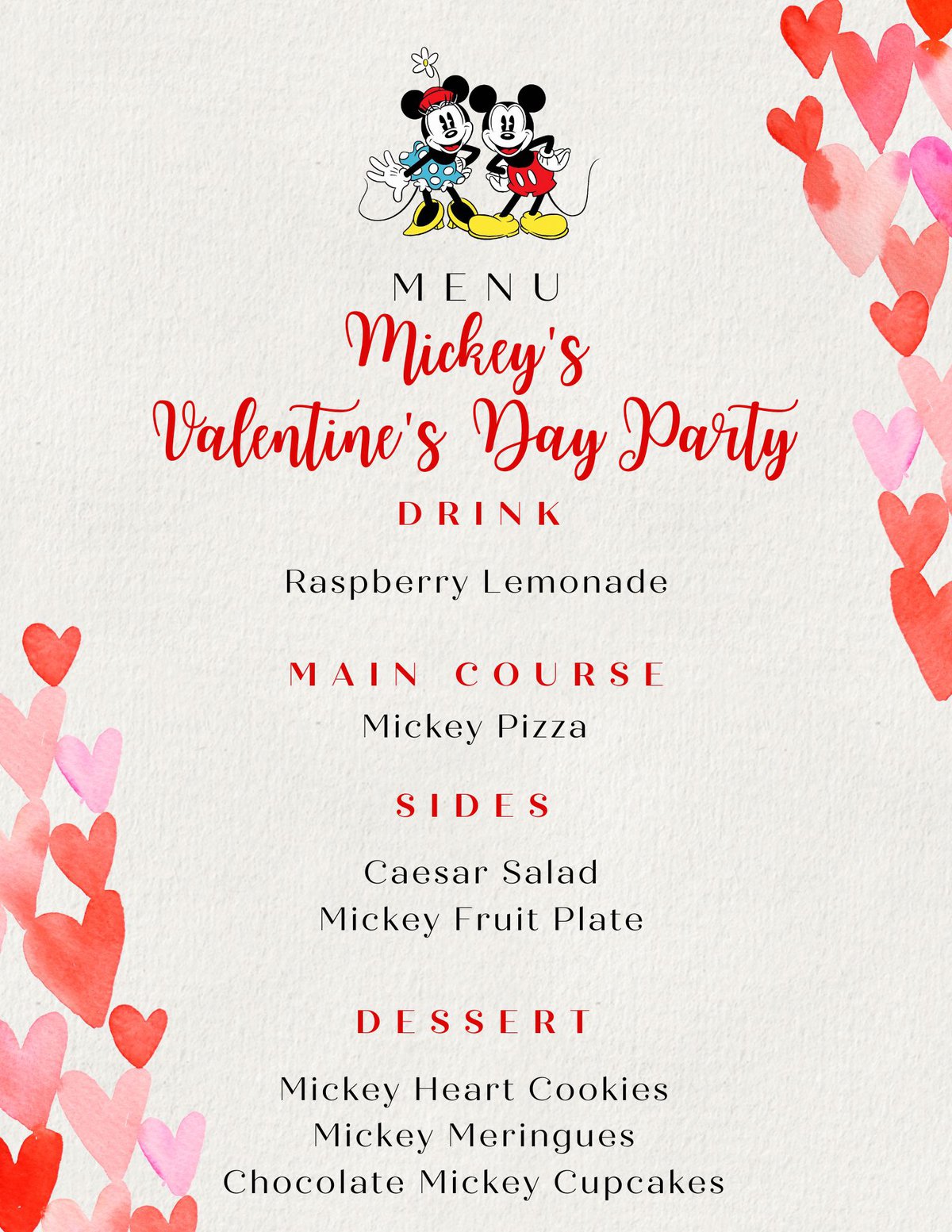 Mickey Valentine Party - Pixie Dust & Posies
