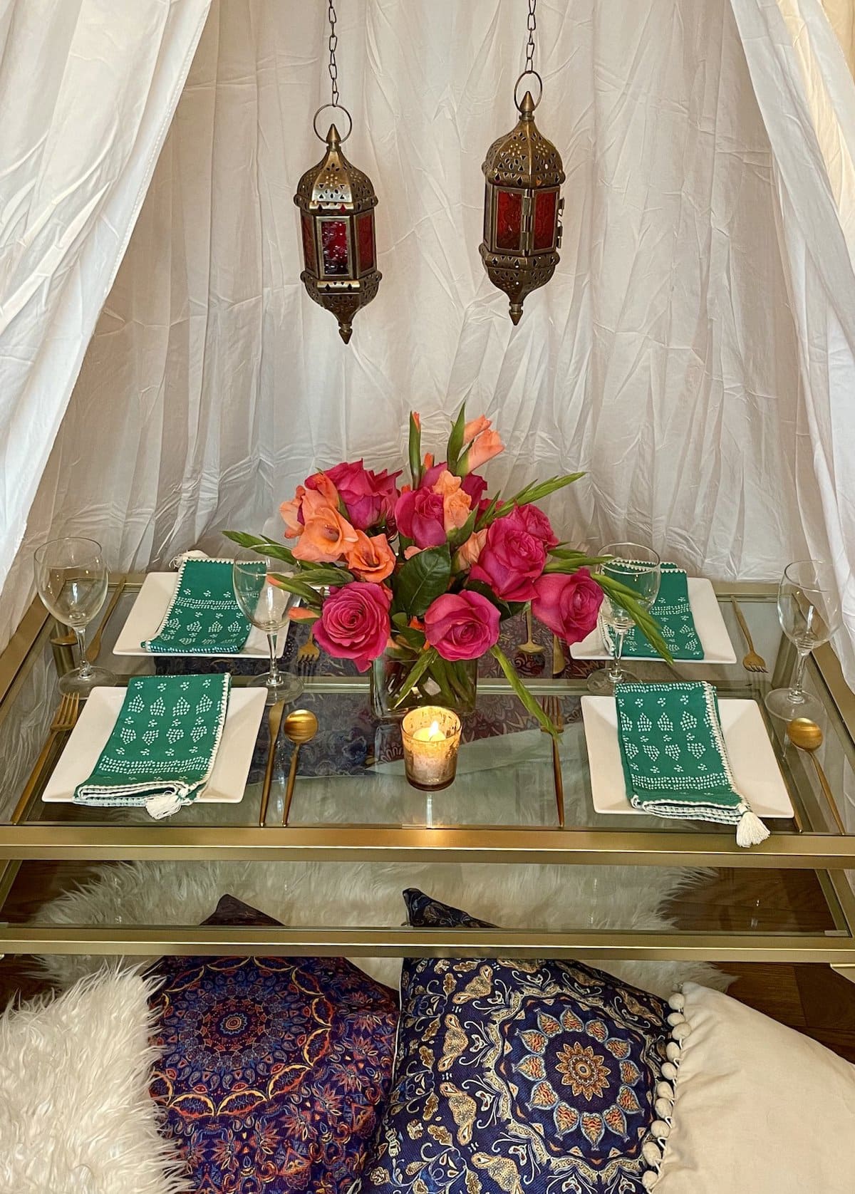 Aladdin Dinner Party Ideas | Moroccan Menu & Decor