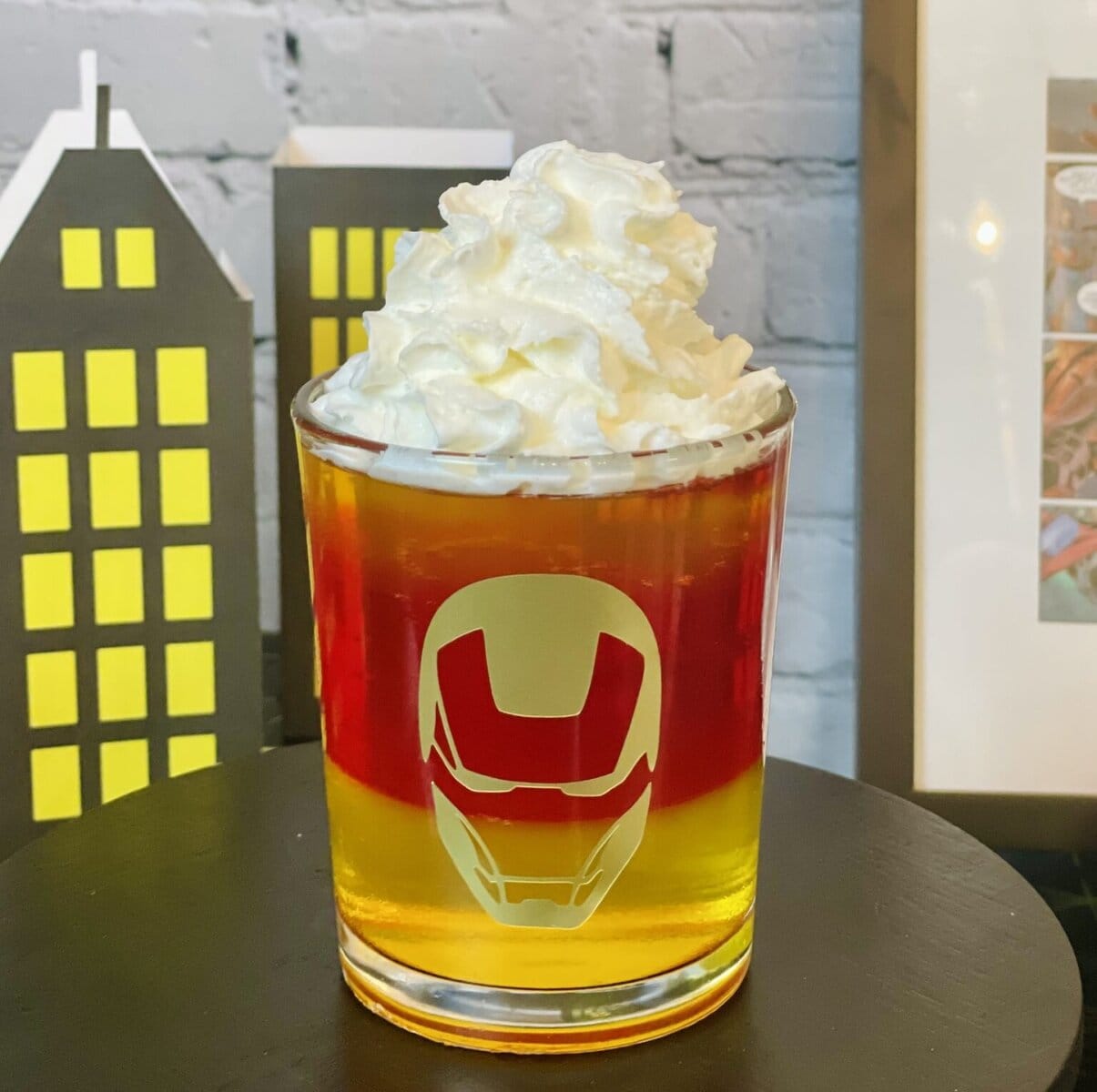 Iron Man Jello Dessert - Pixie Dust & Posies