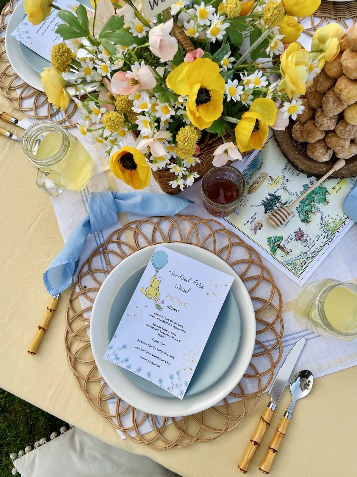 Winnie the Pooh Picnic - Pixie Dust & Posies
