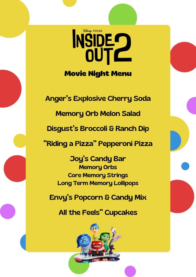 Inside Out 2 Movie Night - Pixie Dust & Posies