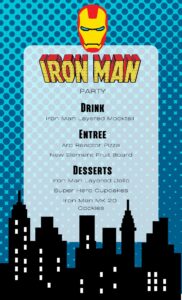 Iron Man Party - Pixie Dust & Posies