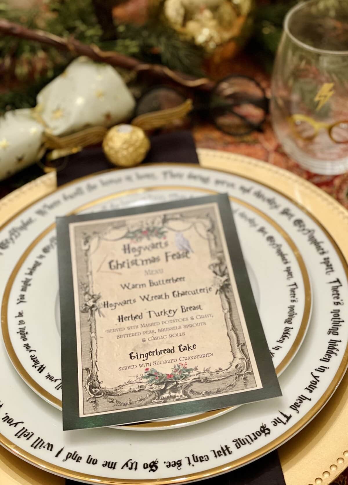 A Magical Hogwarts Christmas Feast - Pixie Dust & Posies