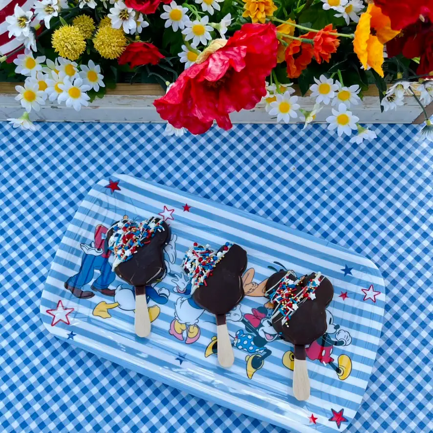 Patriotic Mickey Ice Cream Bars